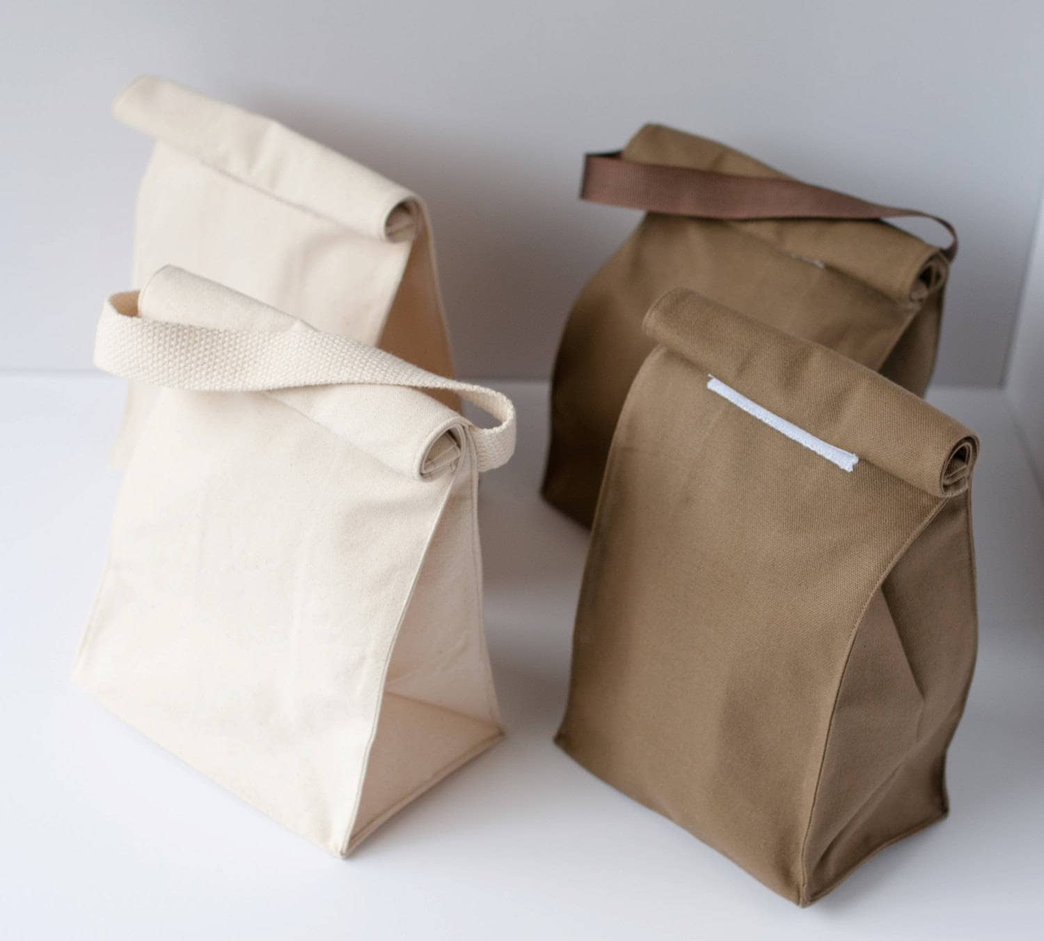 Natural Canvas Lunch Bag for Men, Men's Lunch Bag, Lunch Bag for Office ...