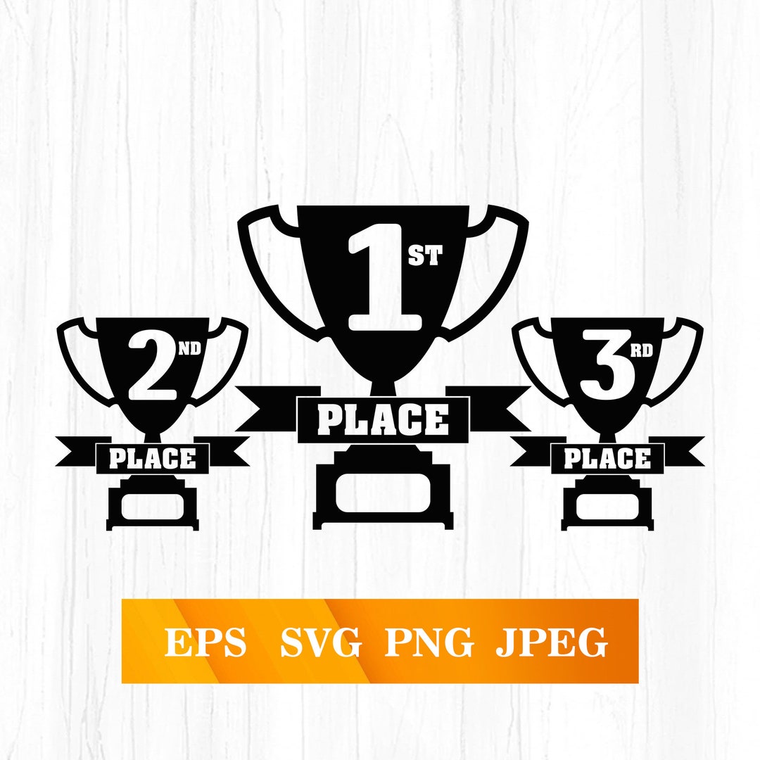 Trophy Cup SVG Bundle, Trophy Winner PNG, Prize Silhouette, Champion ...
