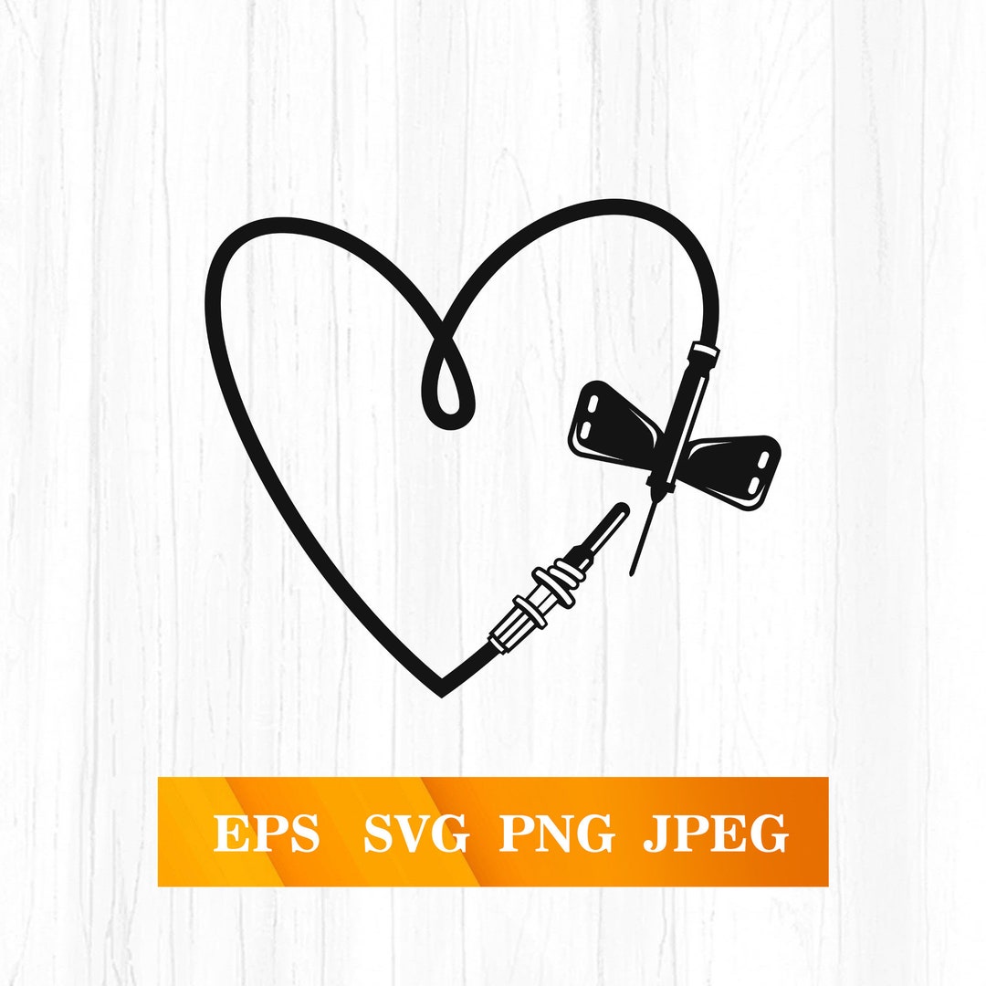 Phlebotomy Svg, Phlebotomy Tech Butterfly Needle Heart Monogram SVG ...