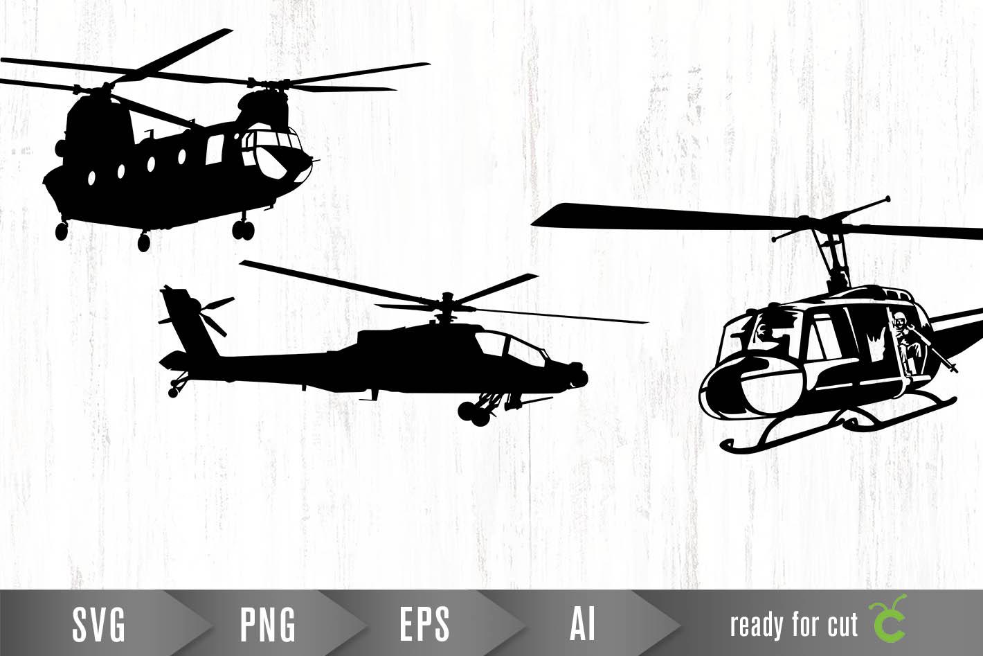 Military Helicopter Svg Bundle, Cricut File, American Helicopter - Etsy