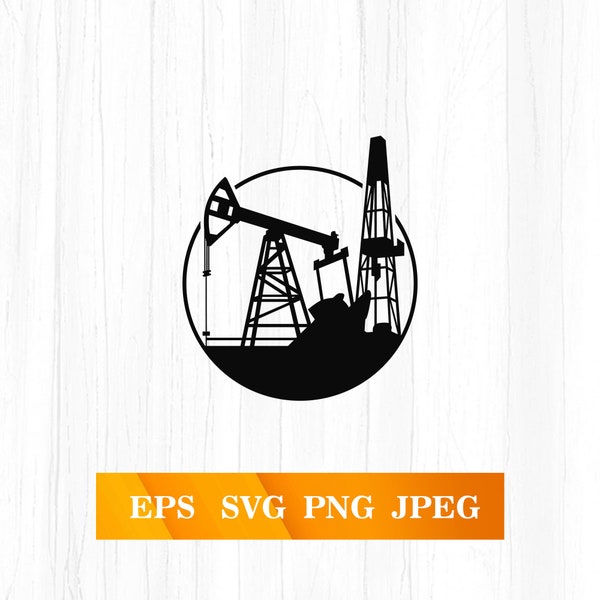 Oil Field Svg - Etsy