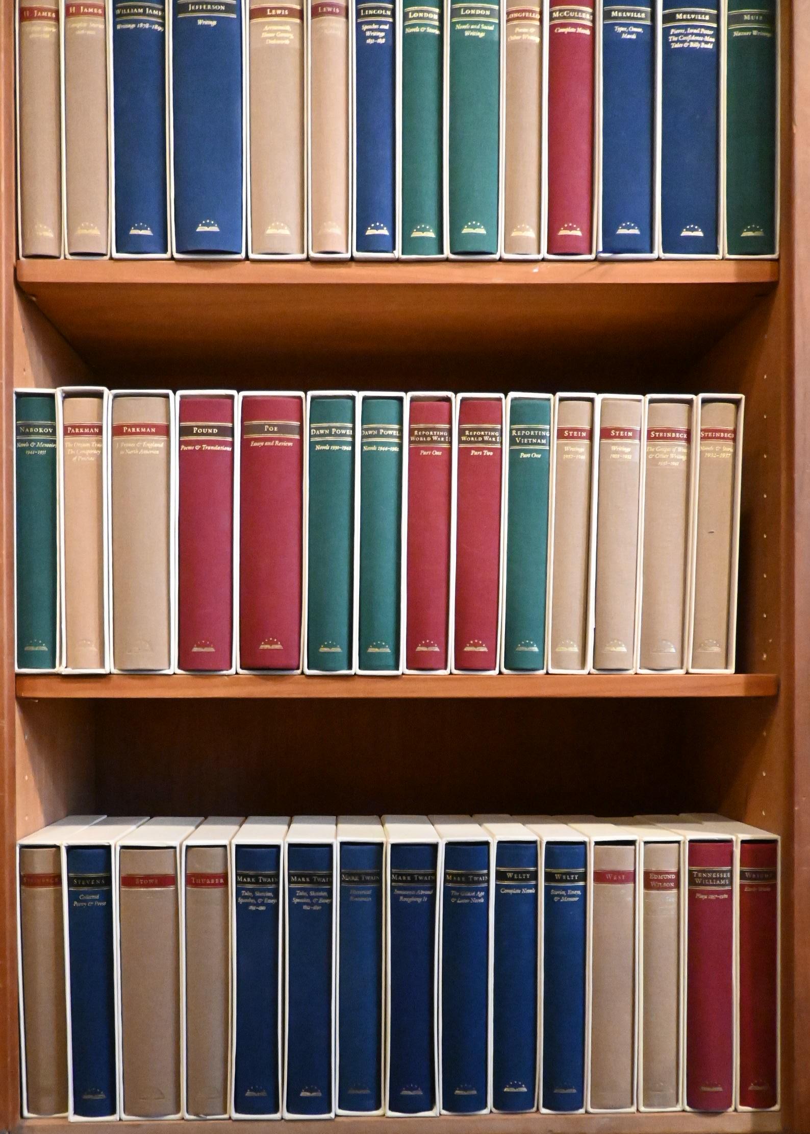 Vintage Library of America Collection of Books. Original Editions of ...