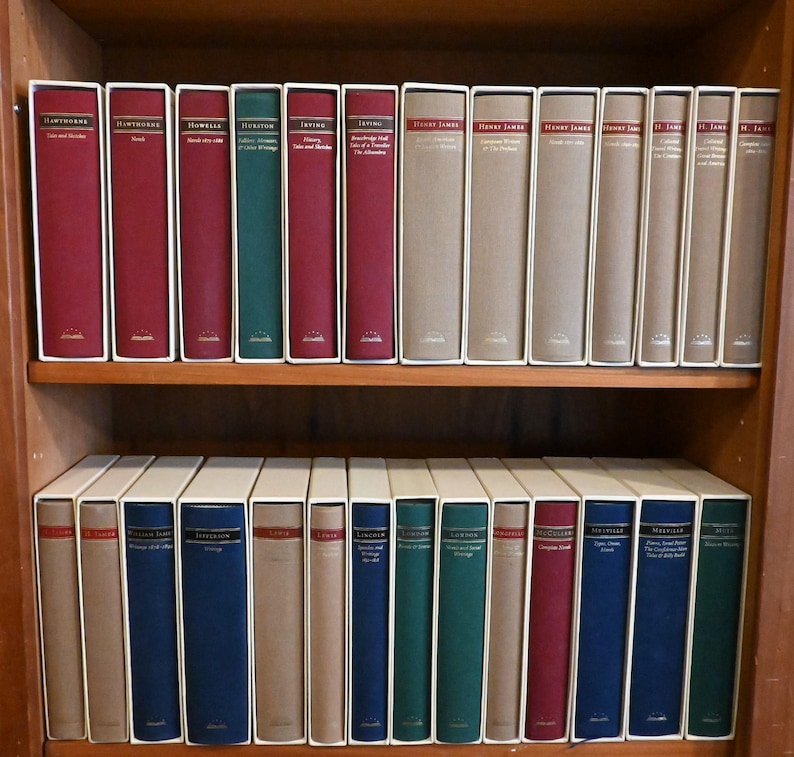 Vintage Library of America Collection of Books. Original Editions of ...