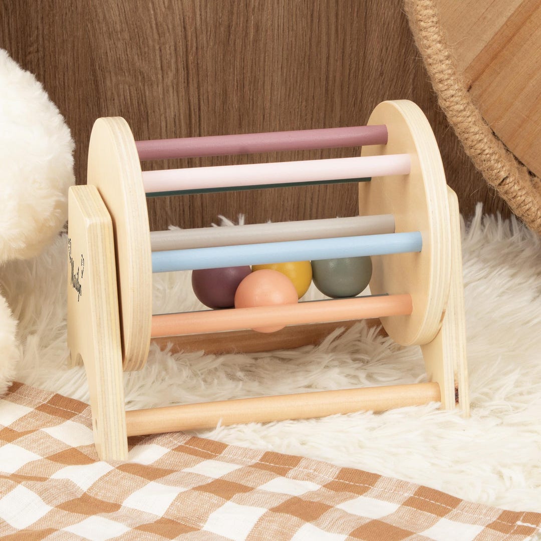 Custom Personalized Rolling Musical Toys,engraved Rattle Acoustic Toy ...