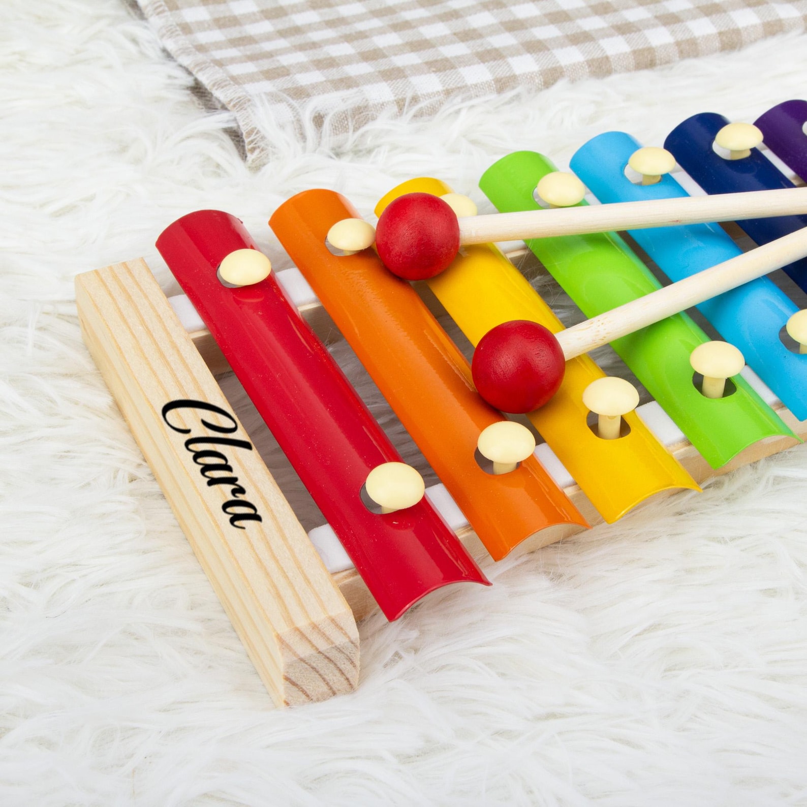 Custom Colorful Xylophone,montessori Kid Waldorf Toy Instrument,early ...