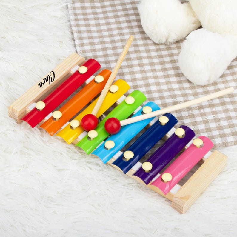 Custom Colorful Xylophone,montessori Kid Waldorf Toy Instrument,early ...