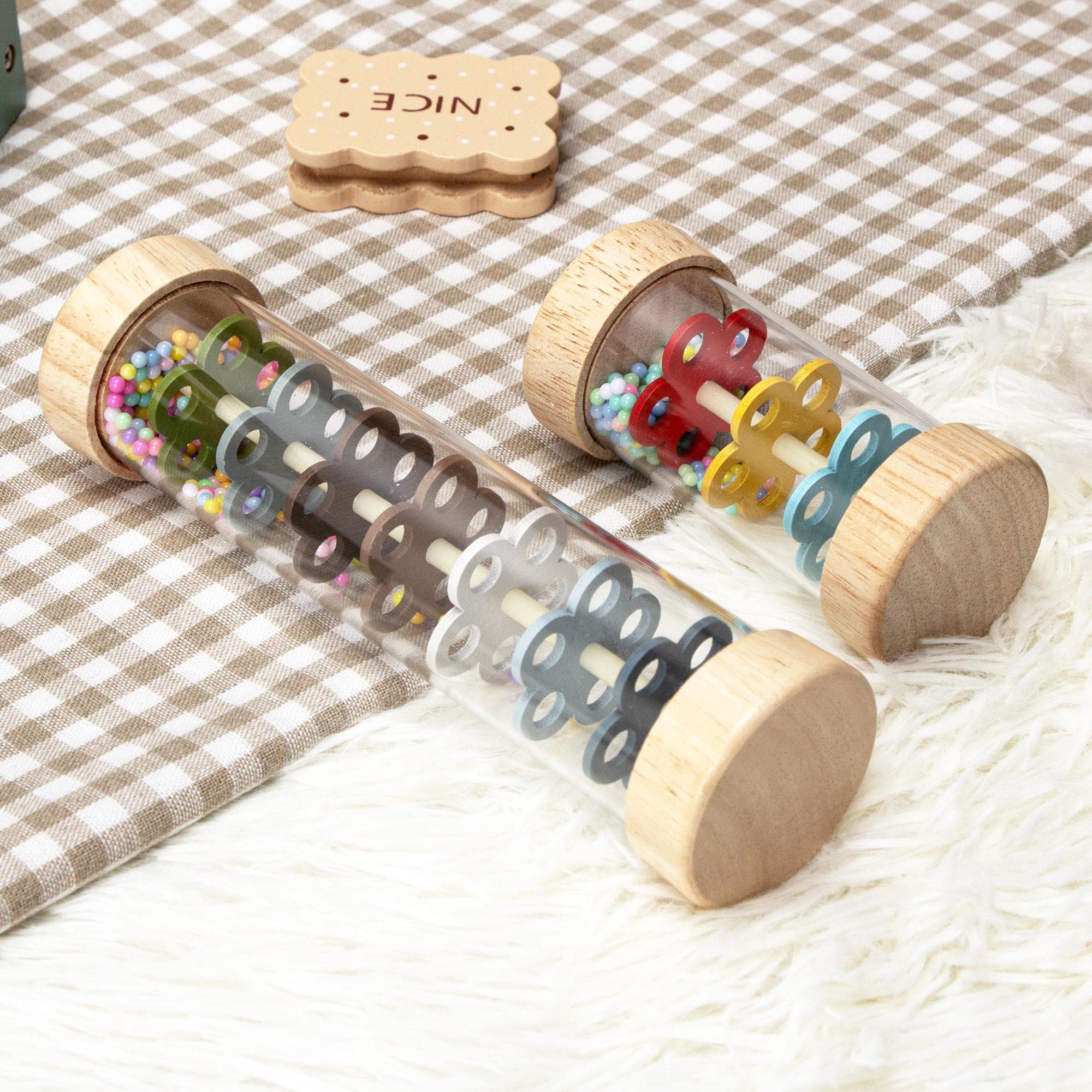 Custom Personalized Rainbow Rainmaker Toys,engraved Rattle Acoustic Toy ...