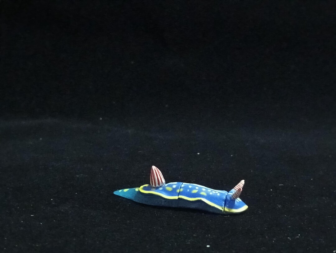 Miniature Sea Slug (blue) Figurine - Furuta - Etsy UK