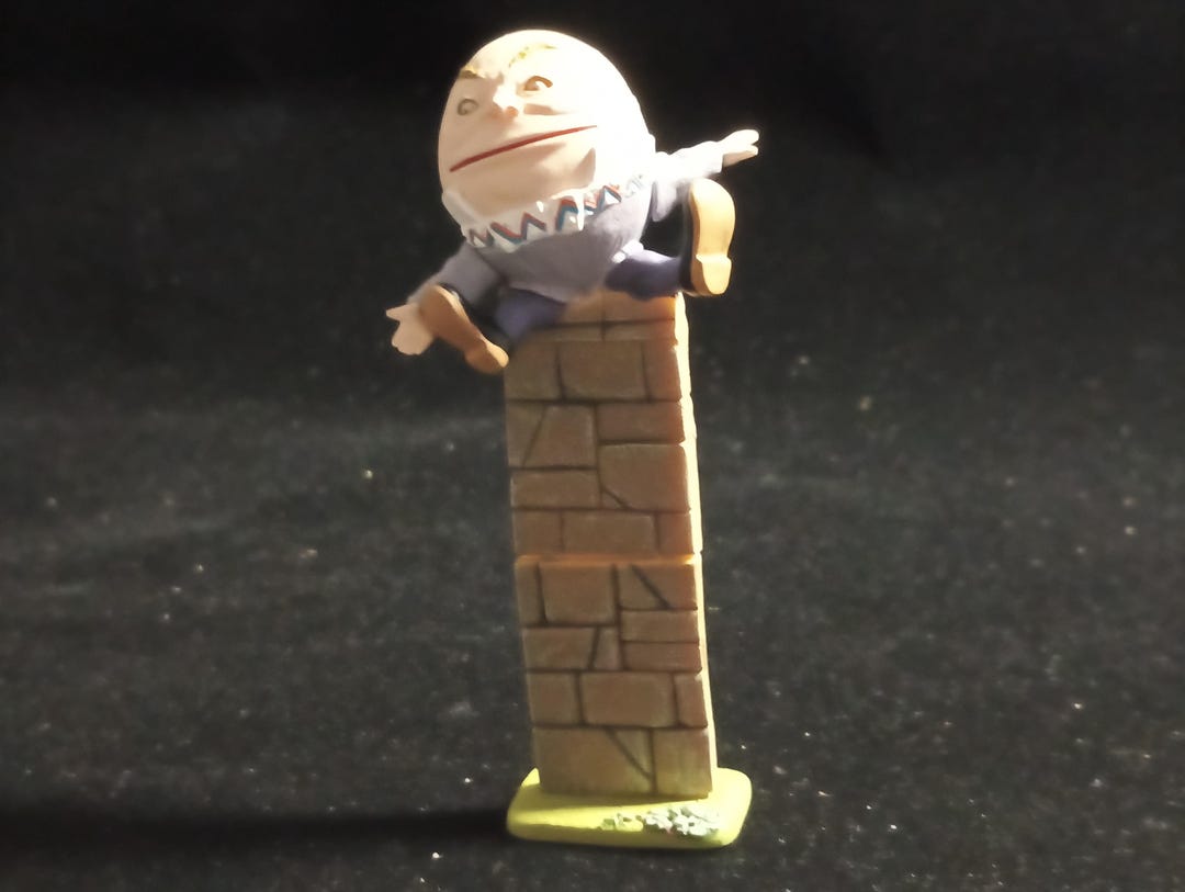Kaiyodo Alice in Wonderland Humpty Dumpty Mini Figure Vintage 2002 ...