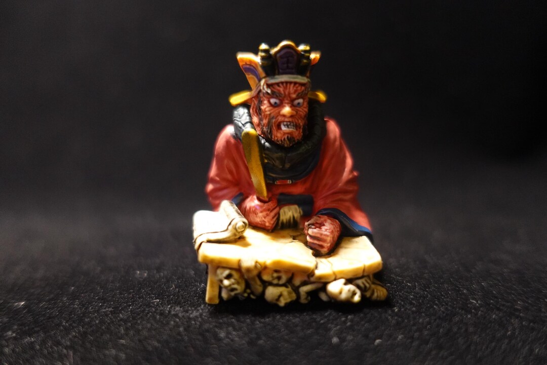 Japanese Yokai King Enma Mini Mascot Figure Kaiyodo - Etsy