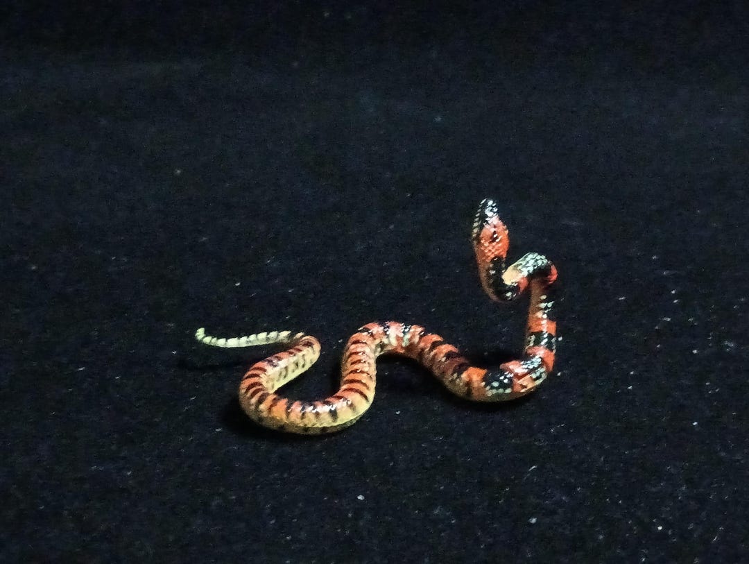 Kaiyodo Chocoq Animatales Series 6 Loo-choo Big-tooth Snake (dinodon ...