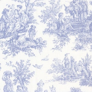 TOILE FABRIC, COLORS, Yardage, Fabric by the Yard, Pink, Black, Light ...