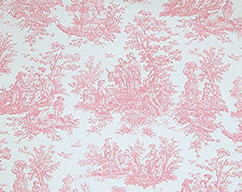 Pink Toile - Etsy