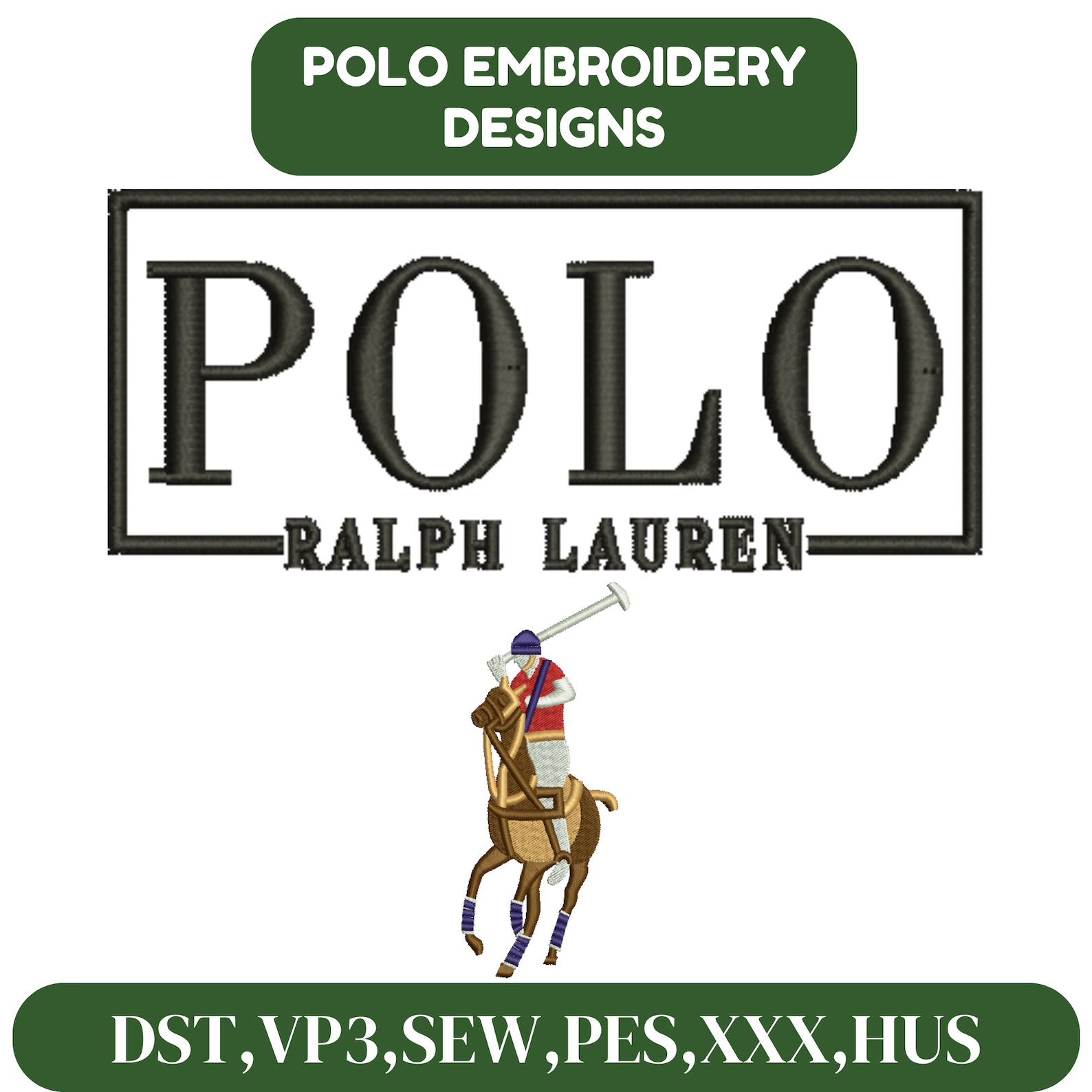 Polo Embroidery Designs Ralph Lauren Embroidery Design Polo Horse ...