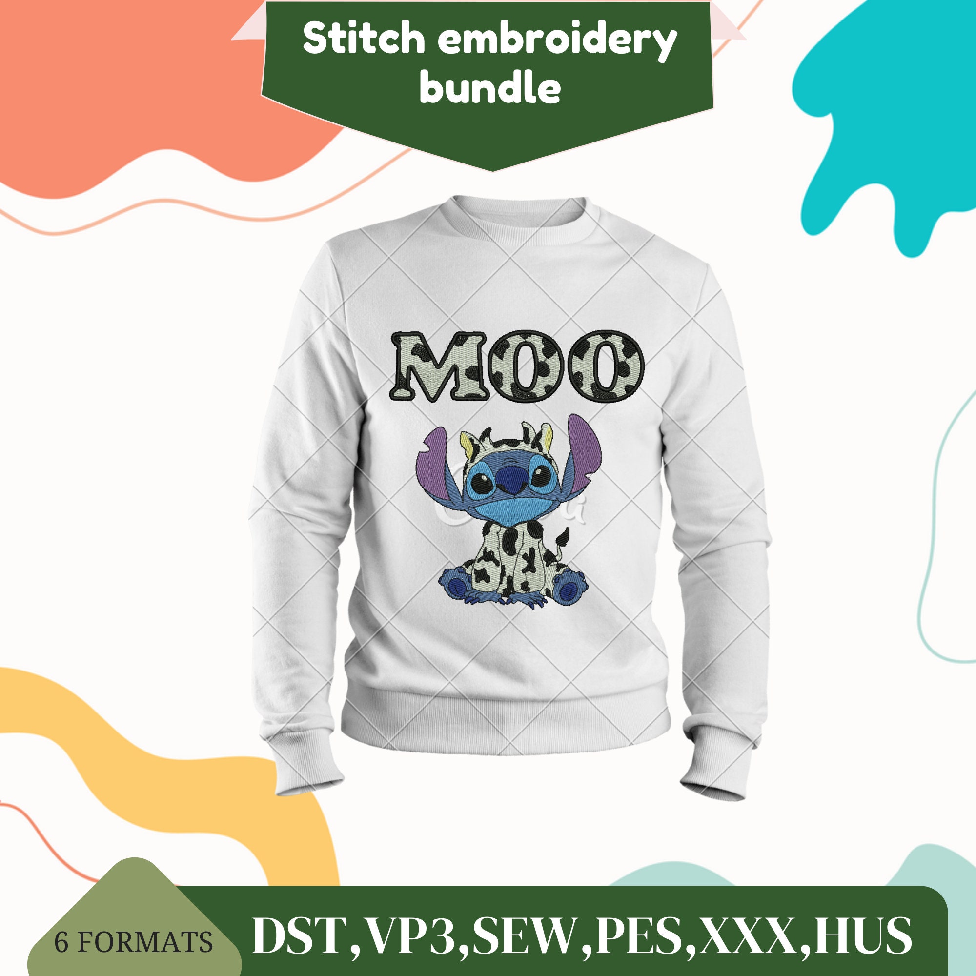 Stitch Embroidery Design, Lilo and Stitch Embroidery Design, Stitch ...