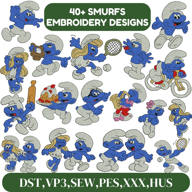 Smurf - Etsy