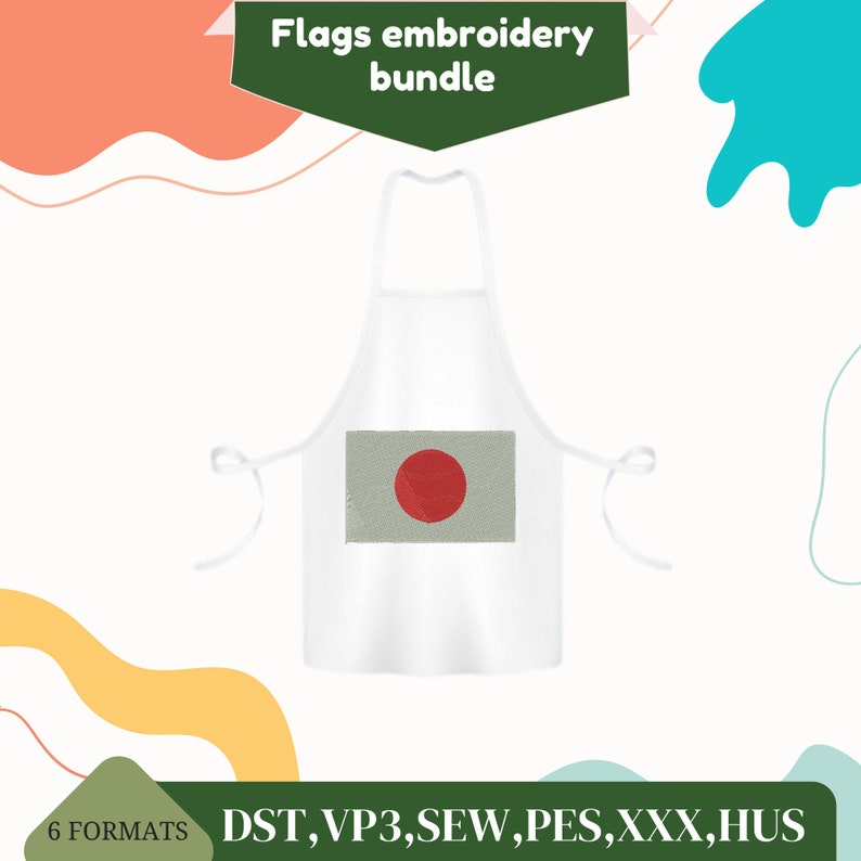 Flags Embroidery Design, World Flags Embroidery, Flags of the World ...