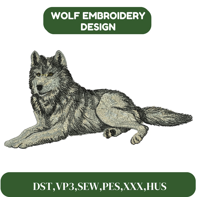 Wolf Embroidery Design, Mystic Wolf Head Embroidery, White Wolf Face ...