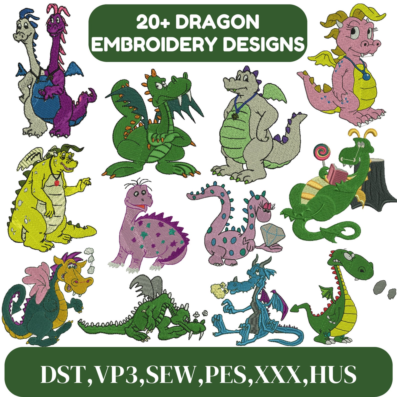 Dragon Embroidery Design, Black Dragon Design, Mini Dragon Design ...