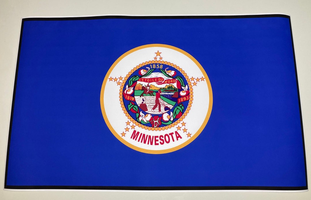 Minnesota Flag Poster (vintage Legacy) - Etsy