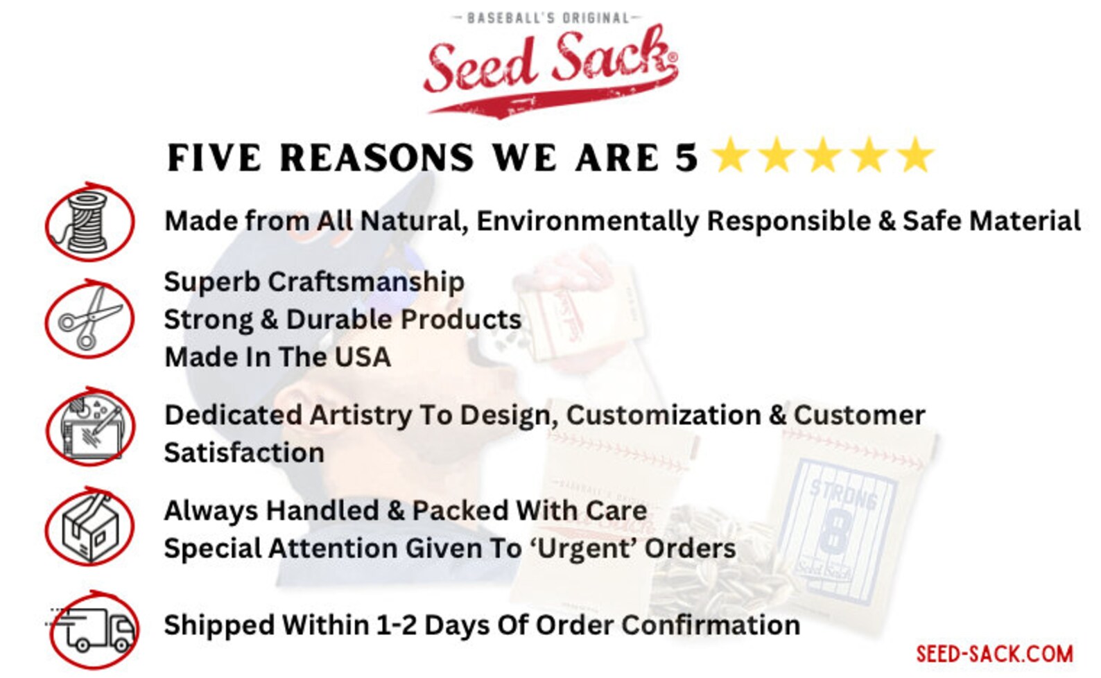 The Original Seed Sack, Baseball Custom Team Sleeve, 24 Units - Etsy