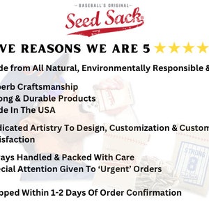The Original Seed Sack, Baseball Custom Team Sleeve, 24 Units - Etsy