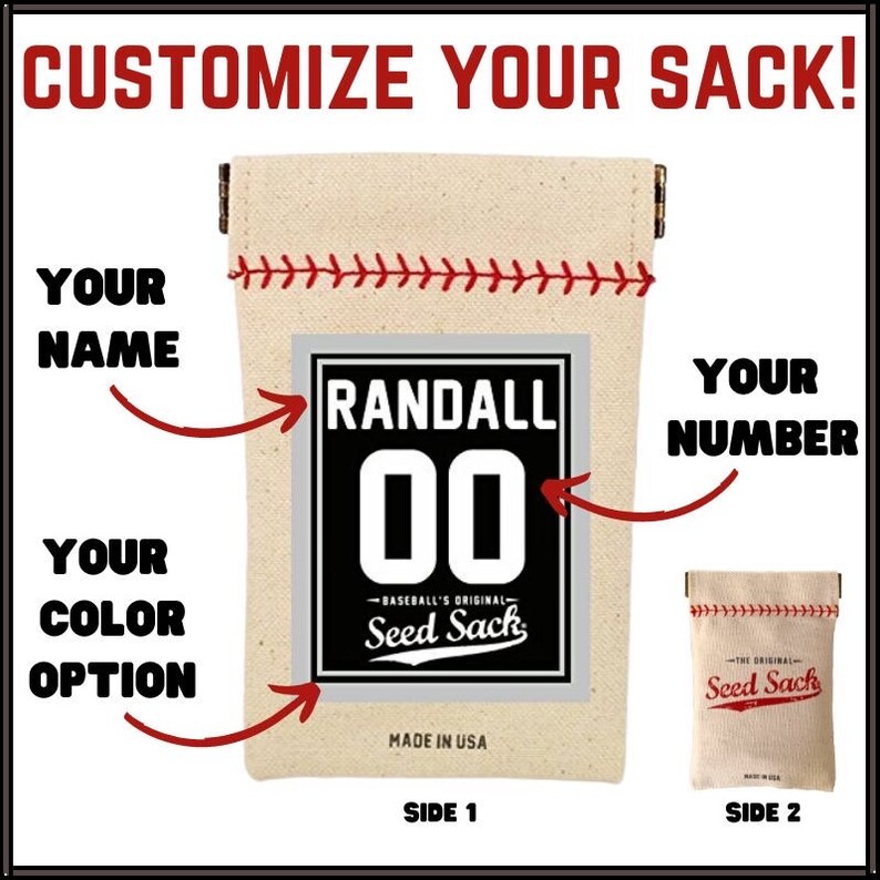 The Original Seed Sack, the Custom - Etsy
