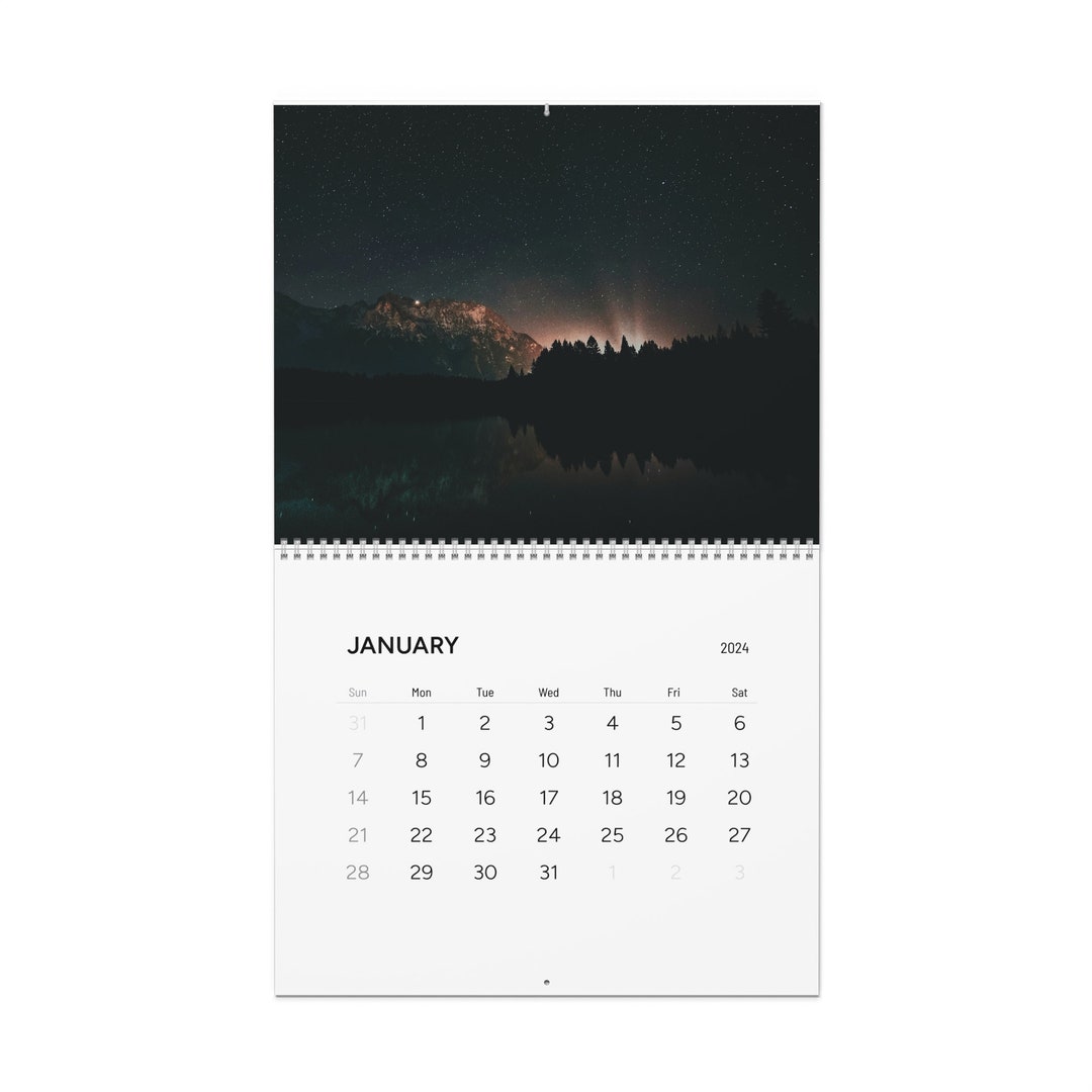 2024 Space Theme Calendar - Etsy