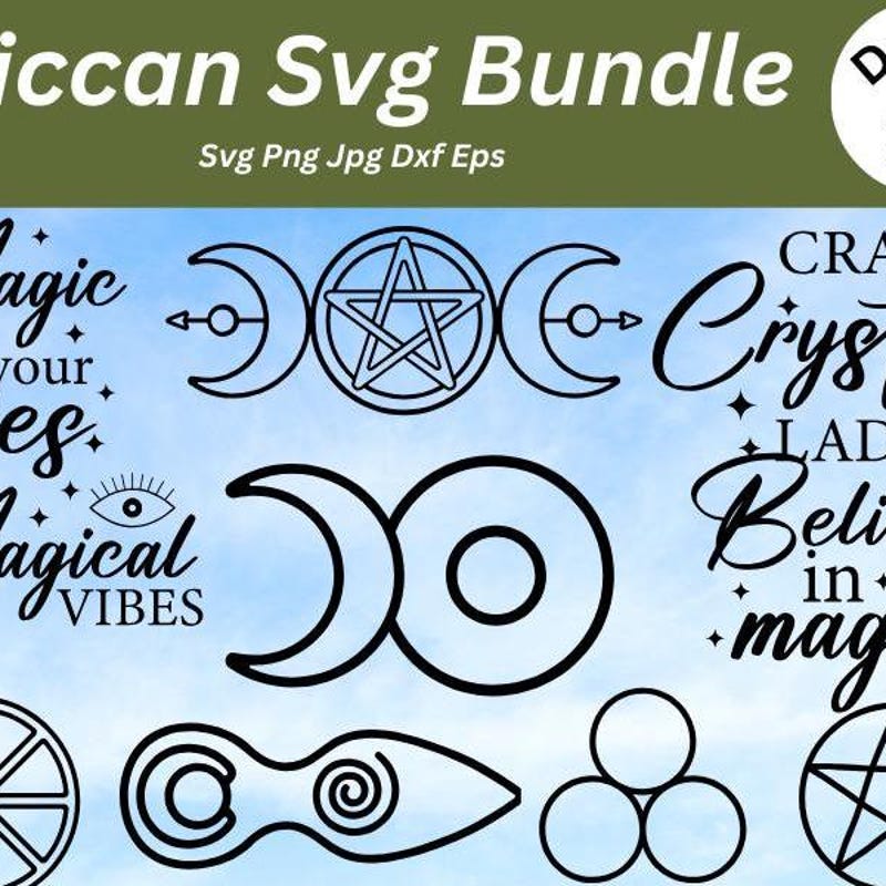 Triple Moon Svg - Etsy