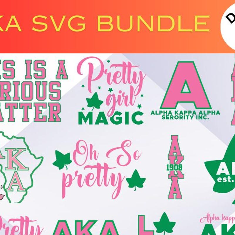 Aka Sorority Svg - Etsy