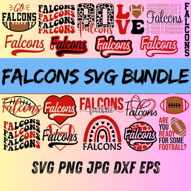 Go Falcons Svg Bundle, Falcons Png Bundle, Falcons Shirt Svg, Instant ...