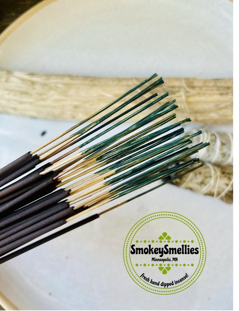 Sage and Cedar Incense Sticks Hand Dipped Incense Sticks Long Lasting ...