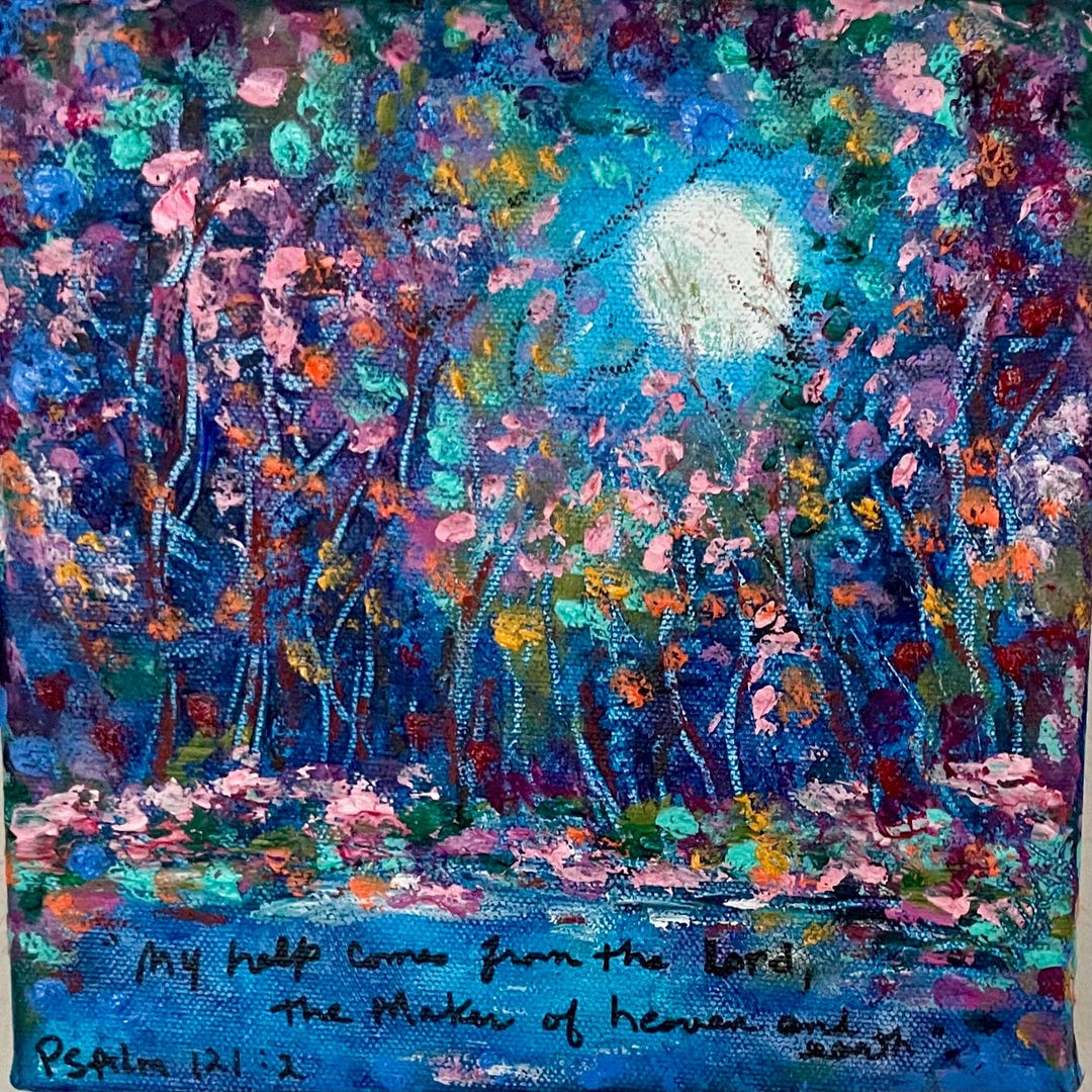 Original Painting Original Scripture Art Bible Painting for Home ...