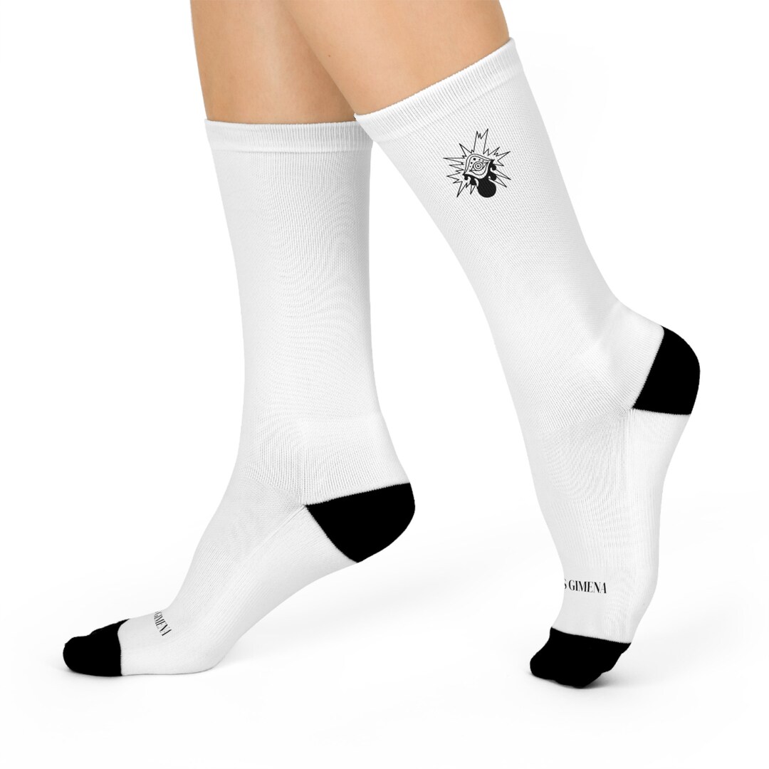 Psychedelic Trippy Drippy Eye Art Cushioned Crew Socks - Etsy