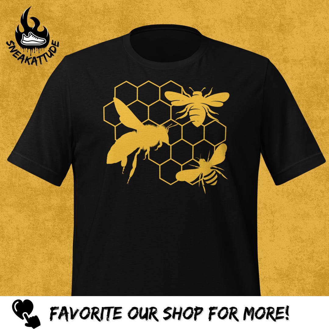 Dunk High, Bees T-shirt, Black Pollen White, Sneakattude - Etsy