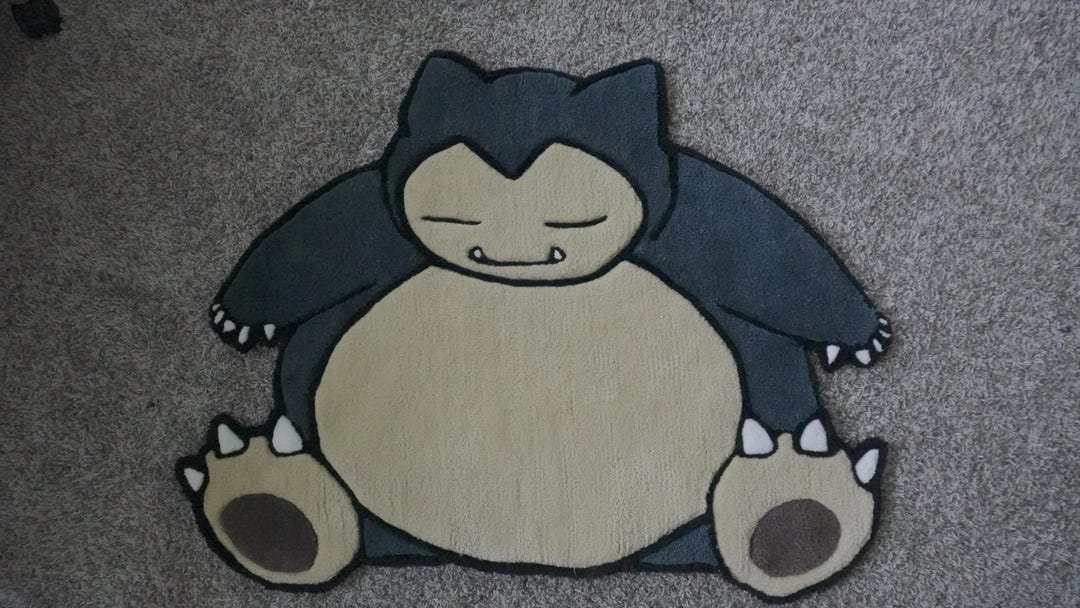 CUSTOM RUG, Pokémon SNORLAX - Etsy
