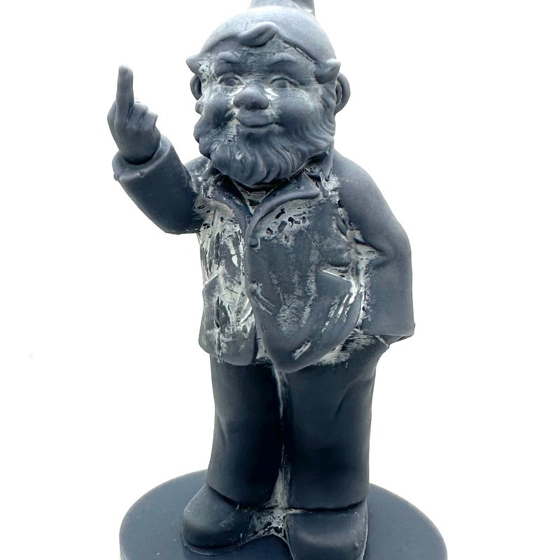 Gnome Middle Finger Svg - Etsy