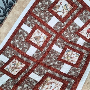 Bird Themed Quilted Wall Hanging - Etsy