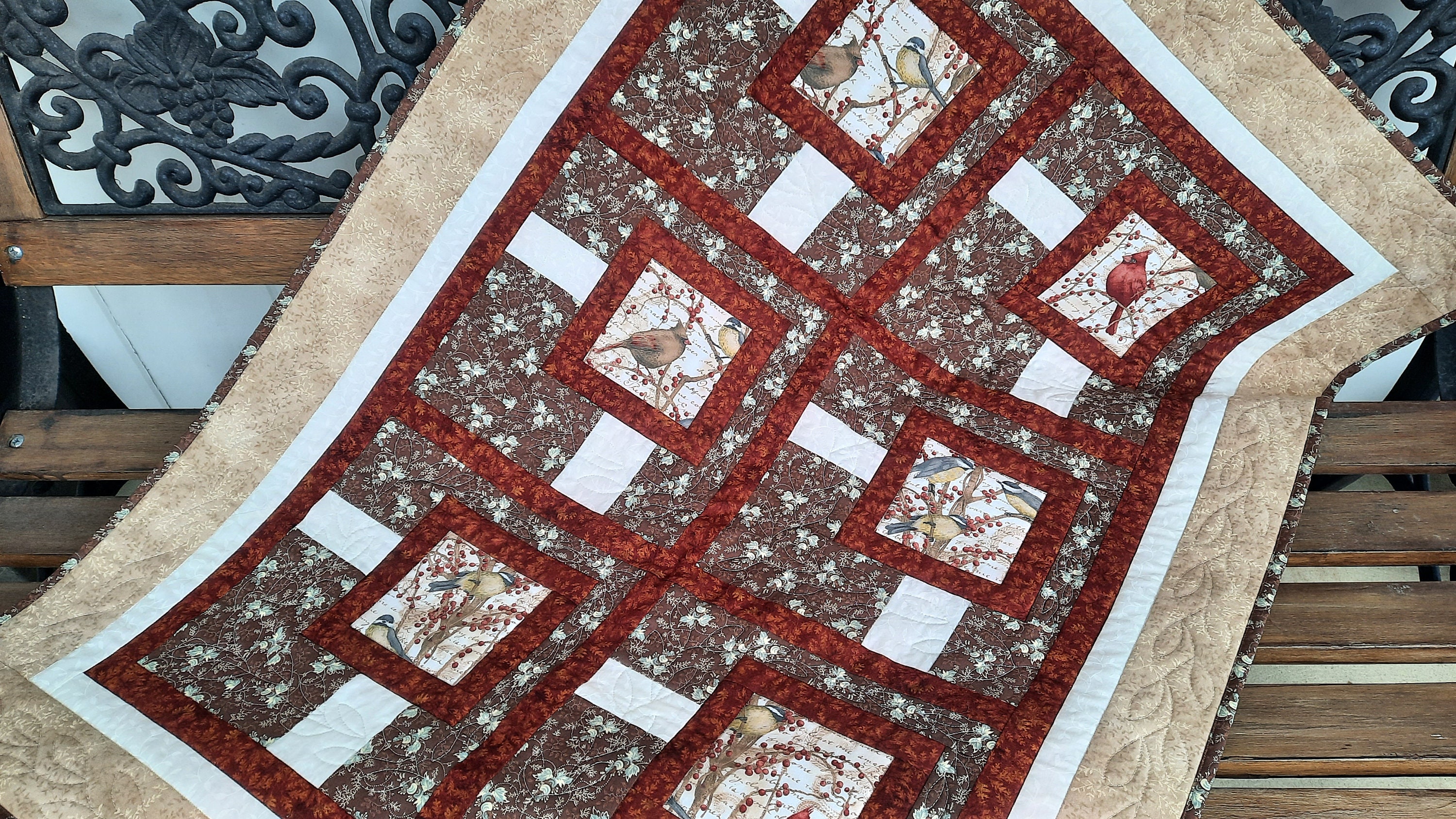 Bird Themed Quilted Wall Hanging - Etsy