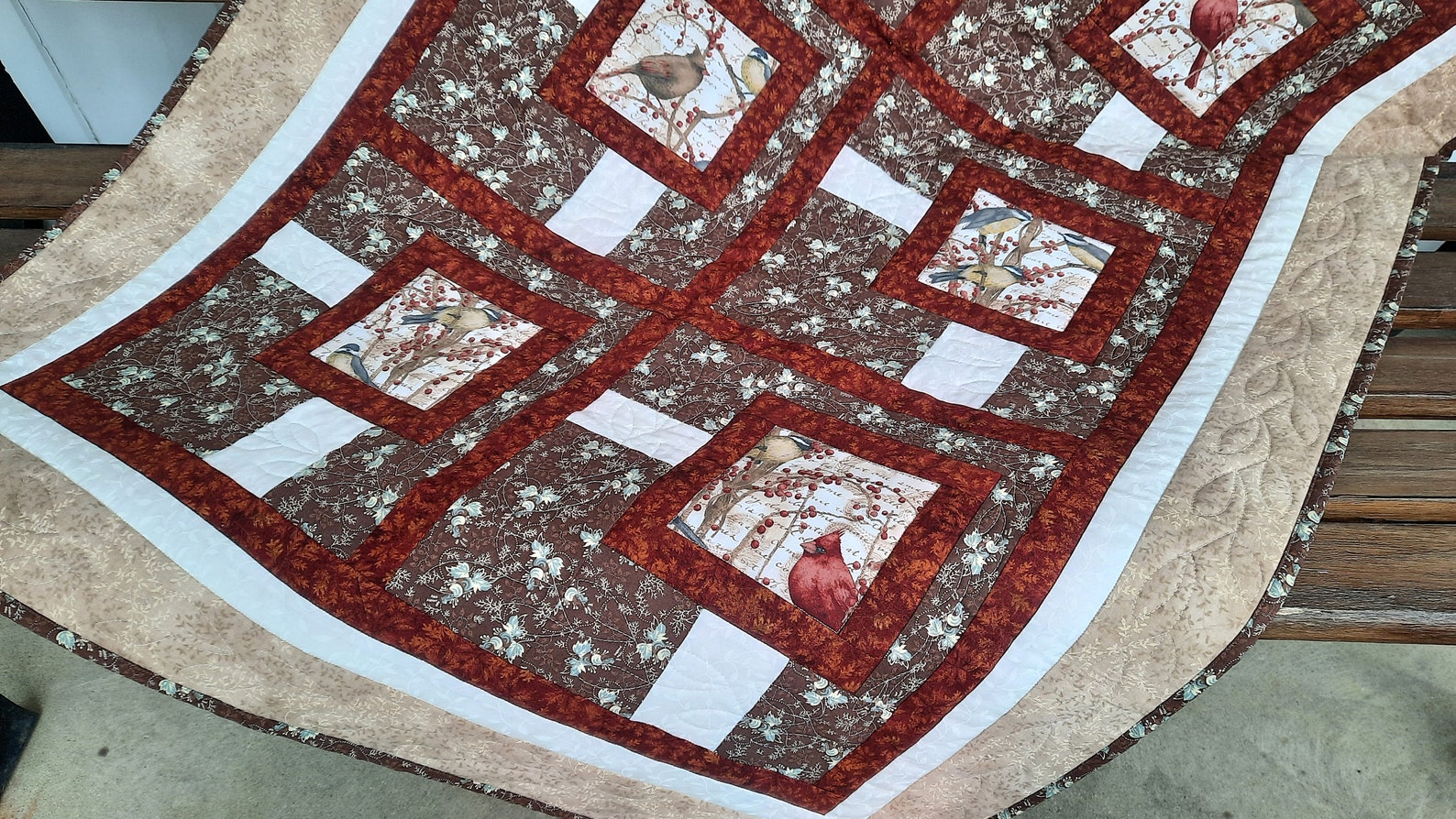 Bird Themed Quilted Wall Hanging - Etsy