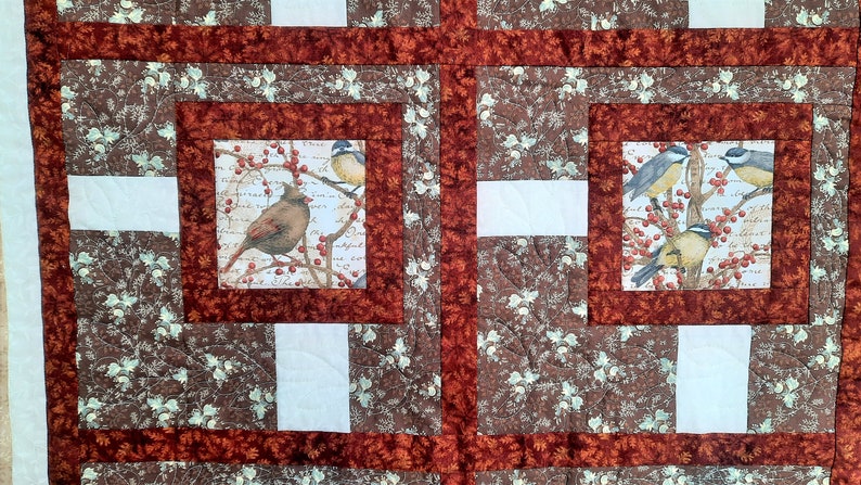 Bird Themed Quilted Wall Hanging - Etsy