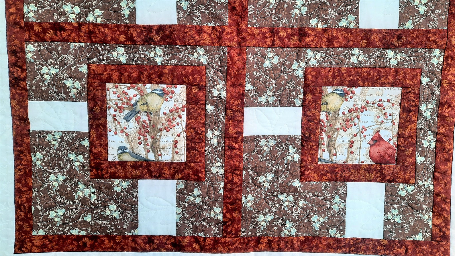 Bird Themed Quilted Wall Hanging - Etsy