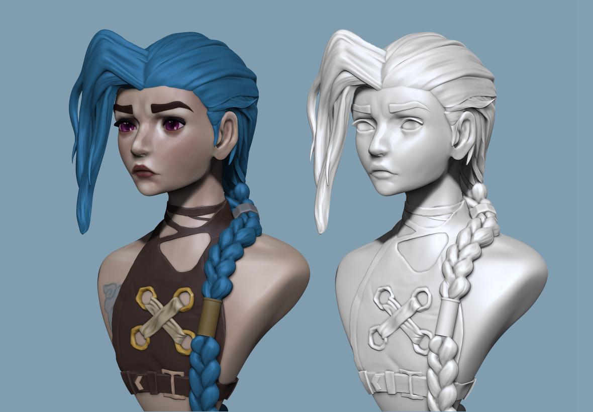 Jinx 3D Model - Etsy