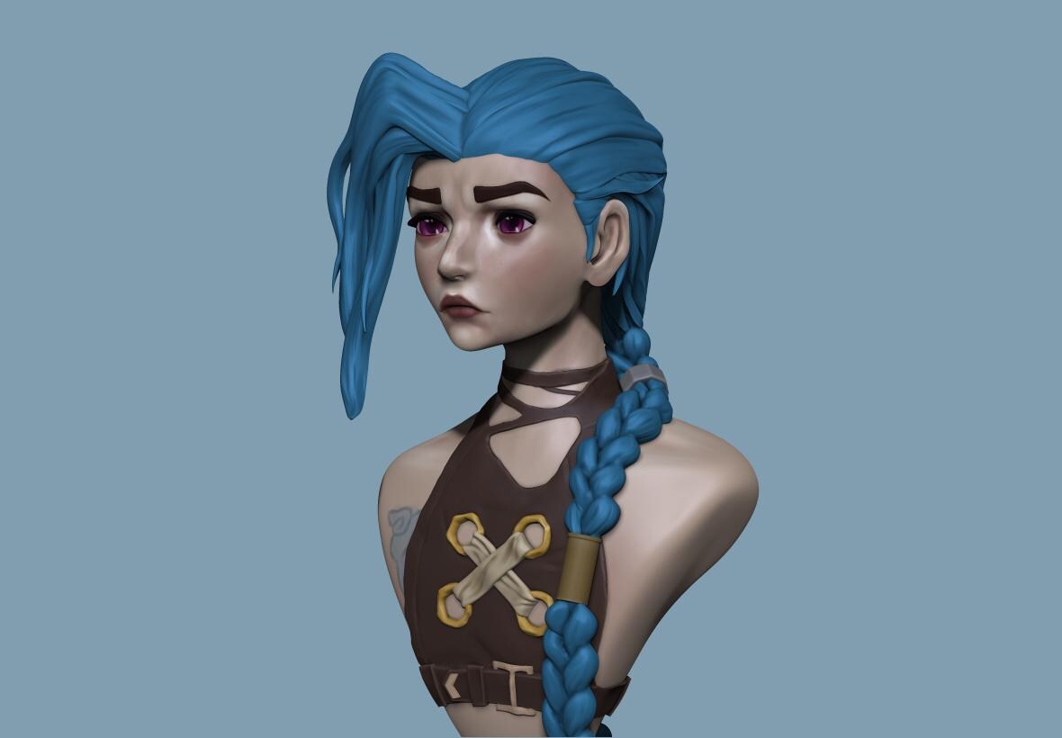 Jinx 3D Model - Etsy