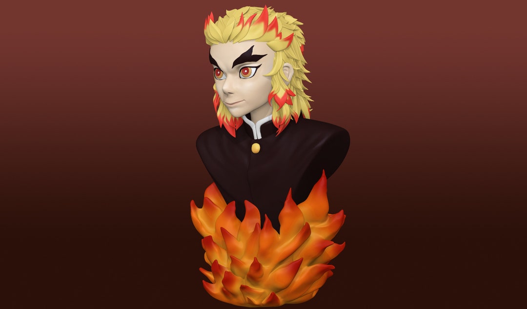 Rengoku 3D Model - Etsy
