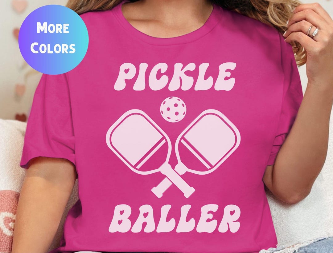 Pickle Baller T-shirt, Fun Pickleball Tee, Trendy Sports Shirt, Gift ...