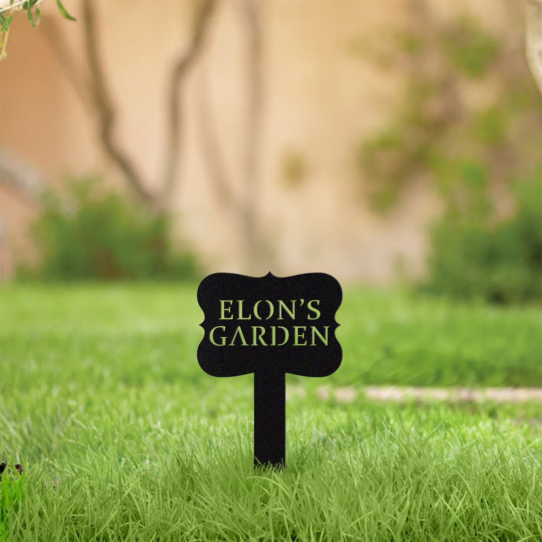 Custom Garden Sign With Stakes,garden Stakes,housewarming Gift,porch ...
