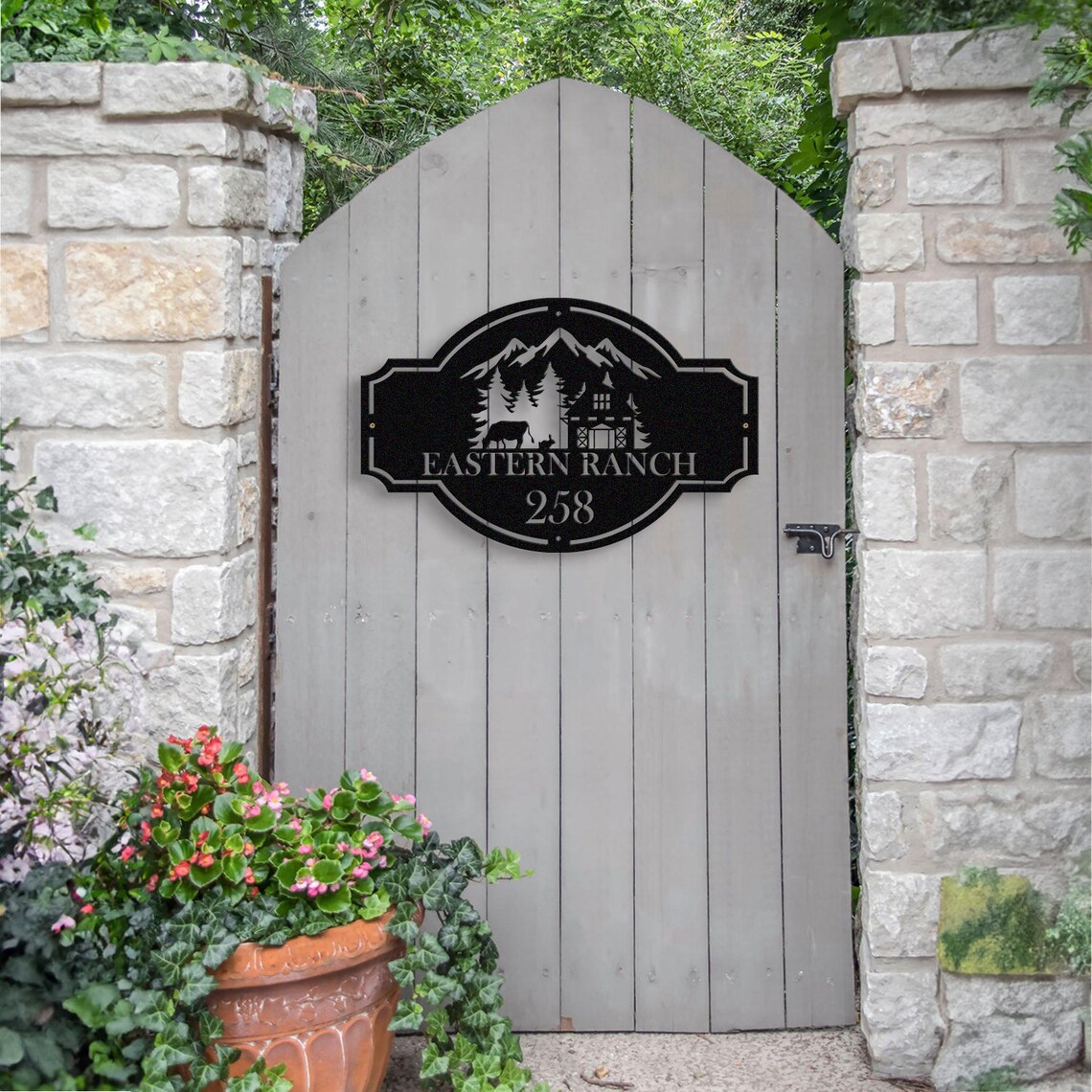 Custom Garden Sign, Metal Garden Decor, Mothers Day Gifts, Outdoor ...