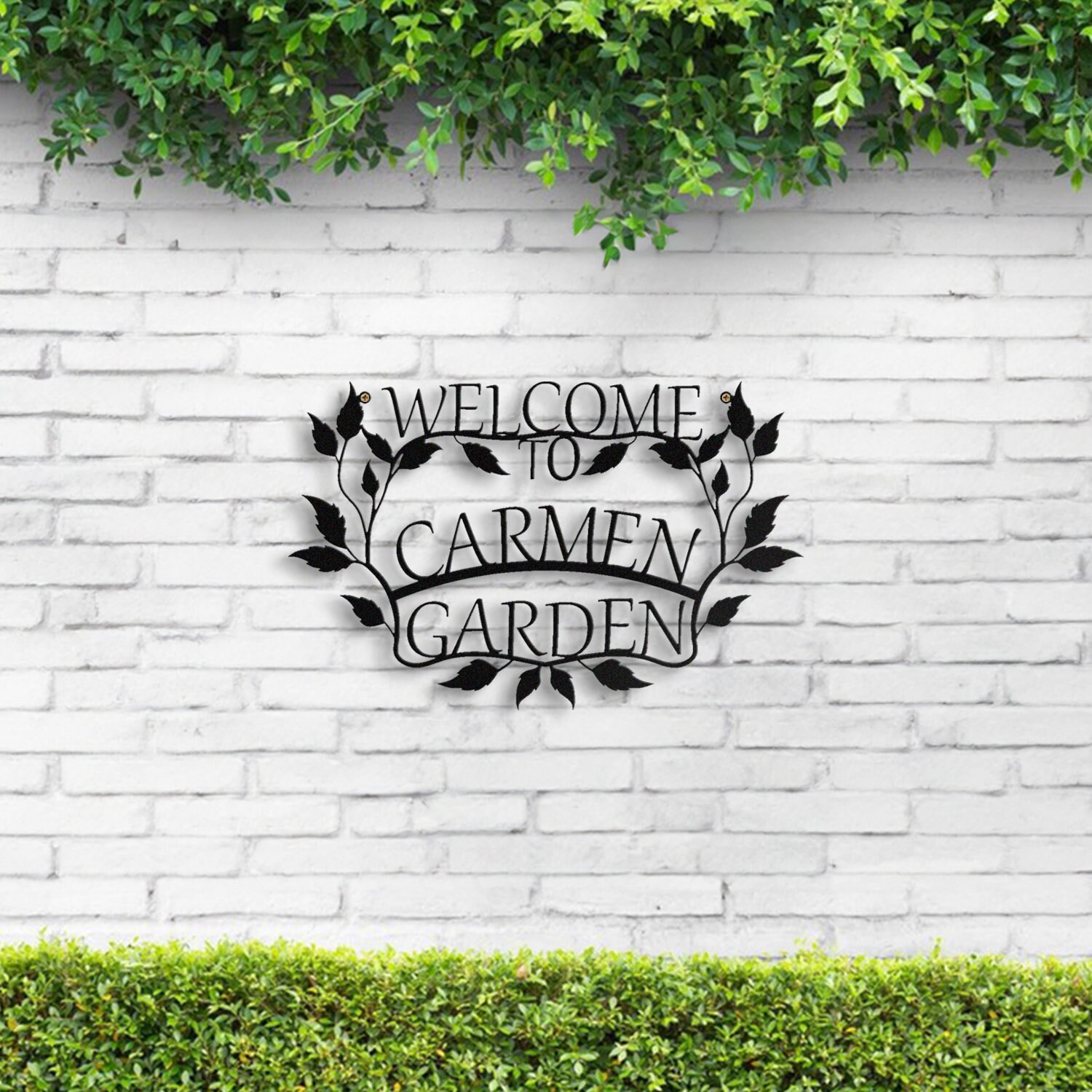 Custom Garden Sign, Metal Garden Decor, Mothers Day Gifts, Outdoor ...