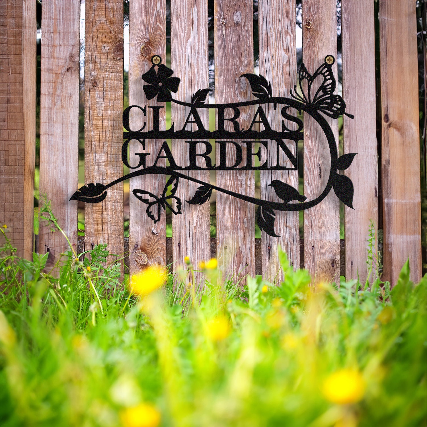 Custom Garden Sign, Metal Garden Decor, Mothers Day Gifts, Outdoor ...